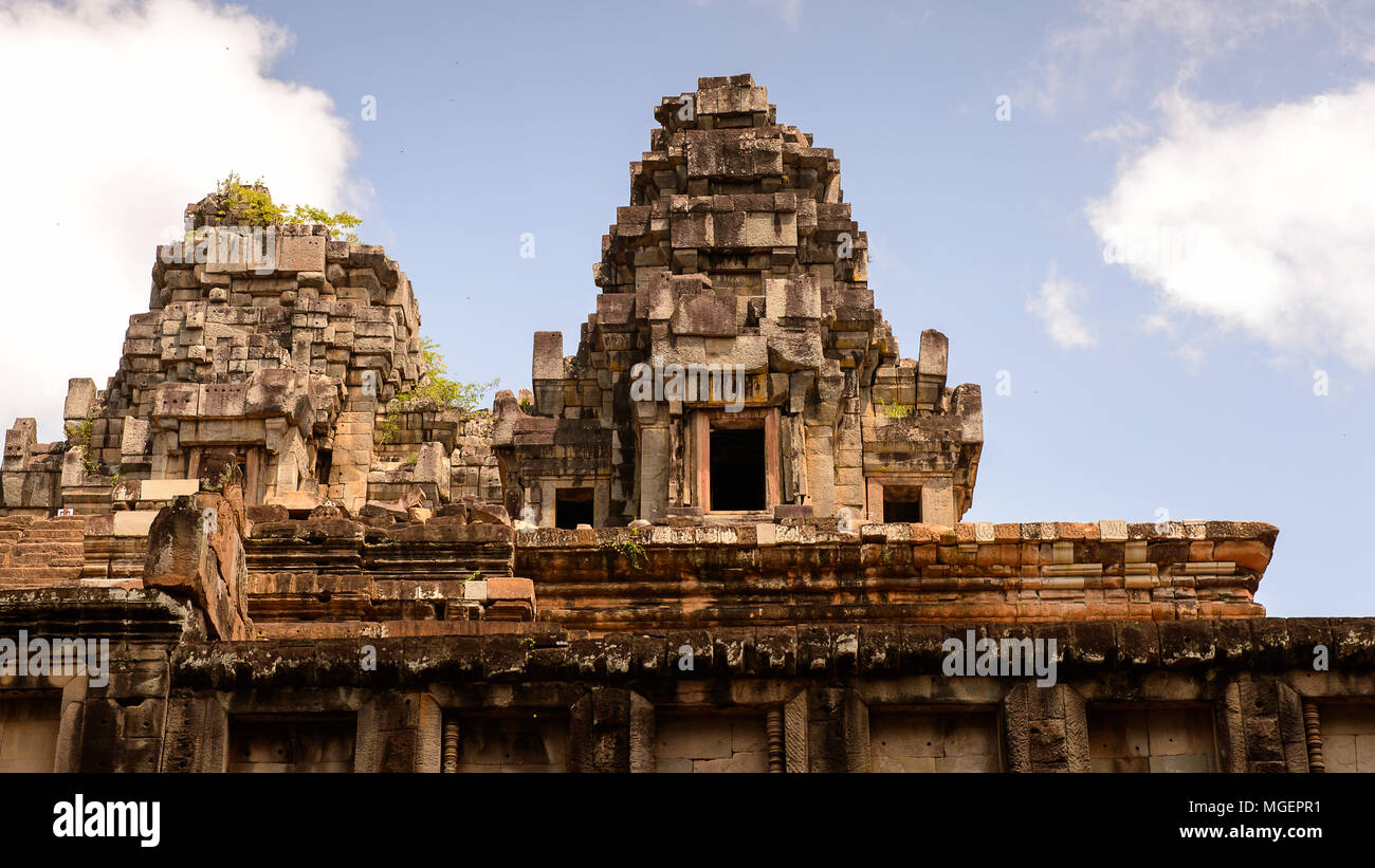 Part of the Ta Keo, a temple-mountain, in Angkor (Cambodia). It was the ...
