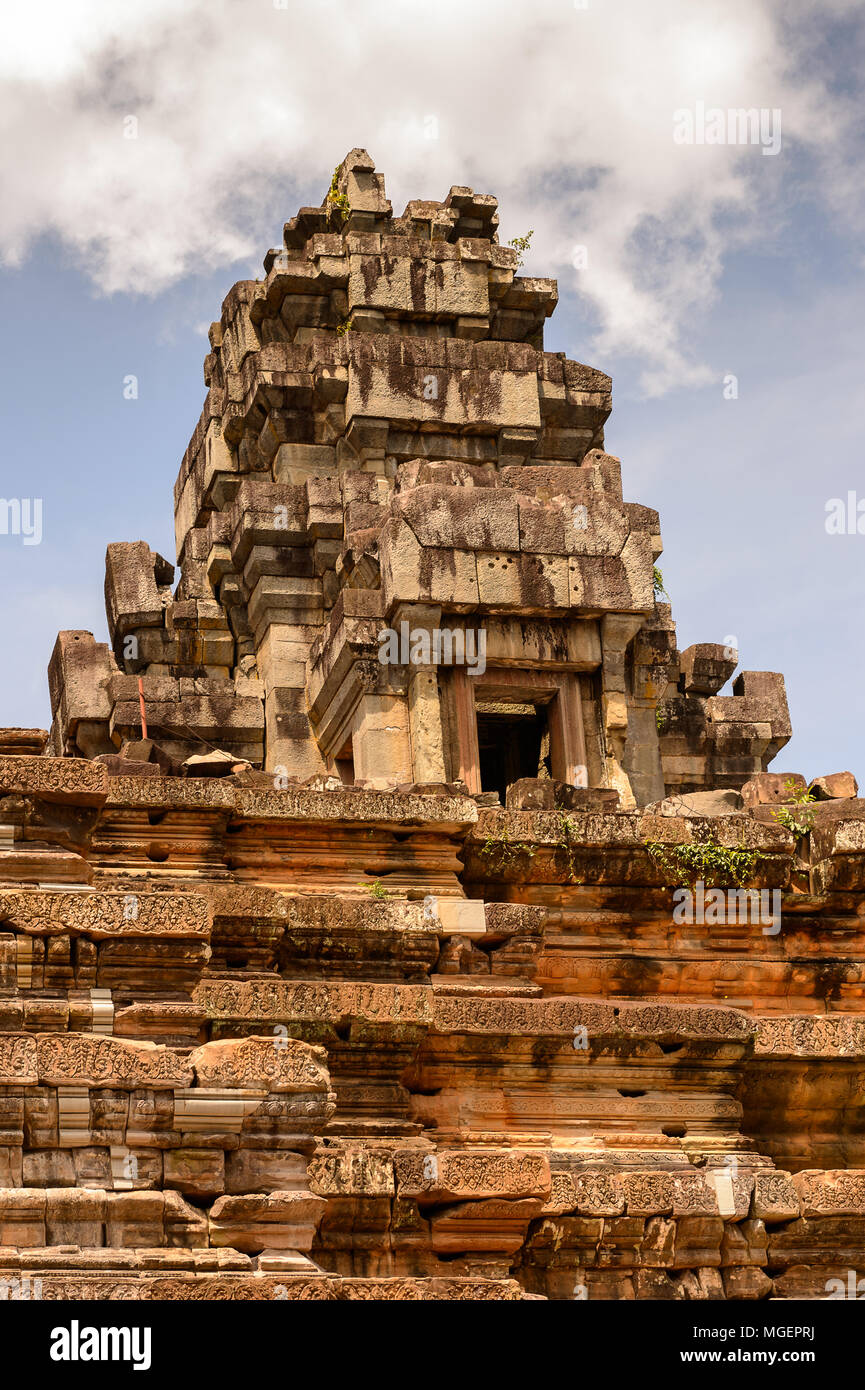 Part of the Ta Keo, a temple-mountain, in Angkor (Cambodia). It was the ...