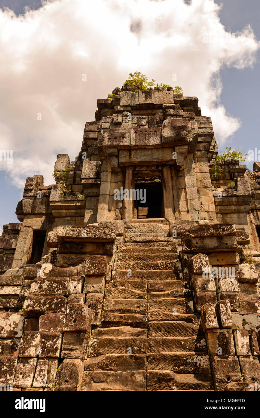 Part of the Ta Keo, a temple-mountain, in Angkor (Cambodia). It was the ...