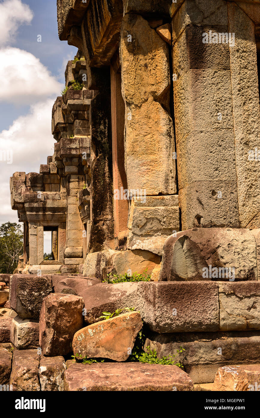 Part of the Ta Keo, a temple-mountain, in Angkor (Cambodia). It was the ...