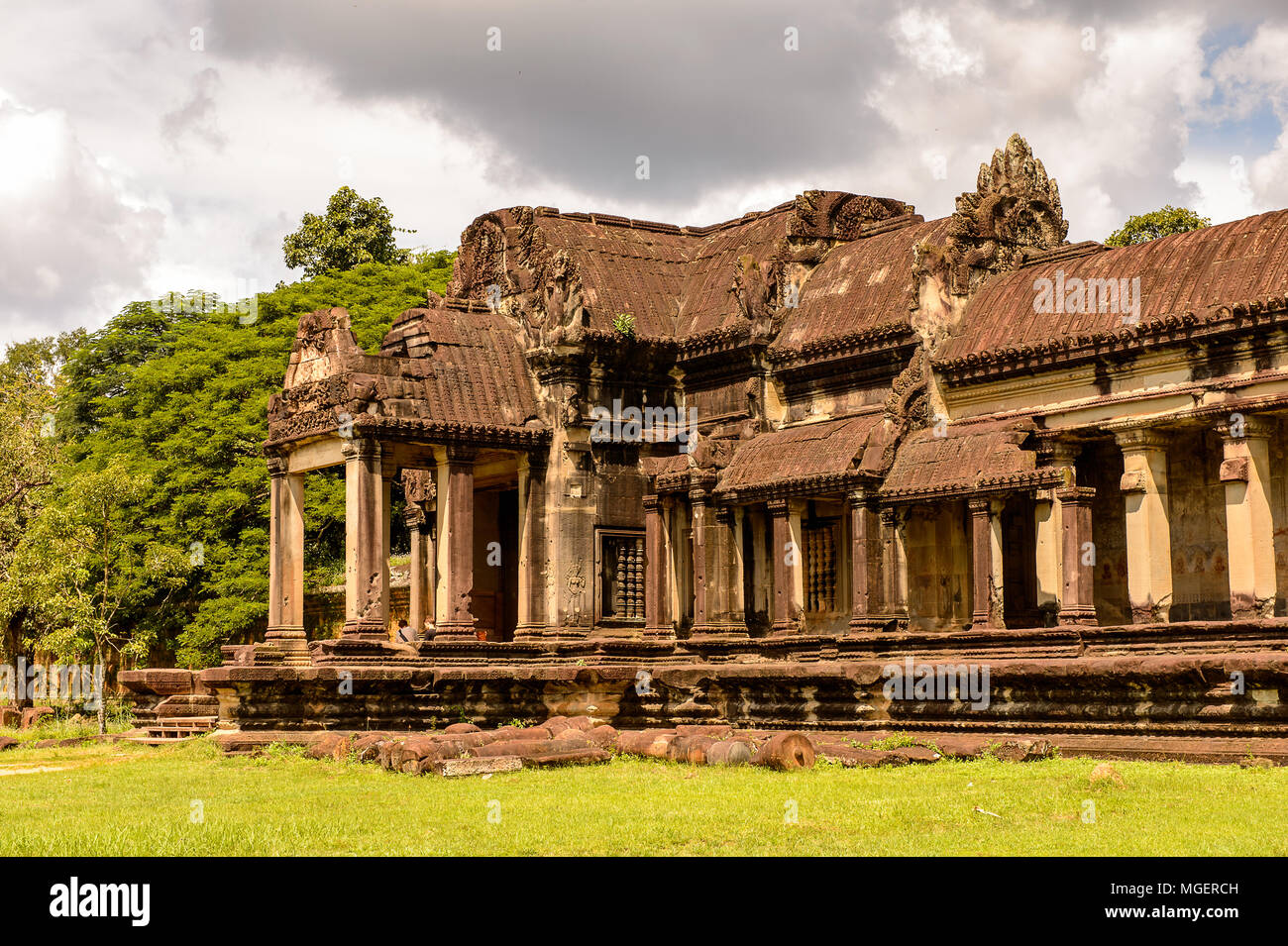 Angkor Wat (Temple City), a Buddhist, temple complex in Cambodia and ...