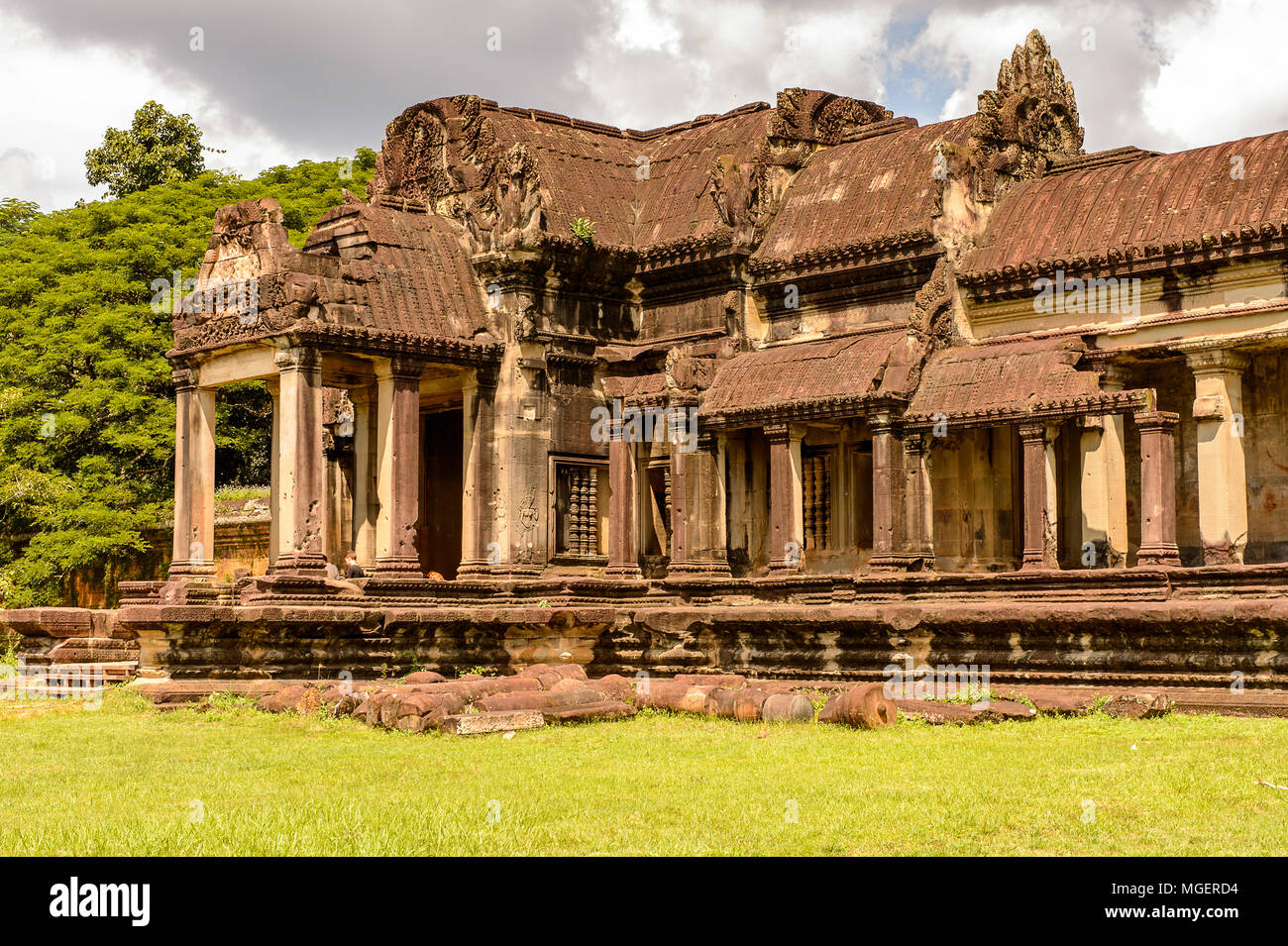 Angkor Wat (Temple City), a Buddhist, temple complex in Cambodia and ...
