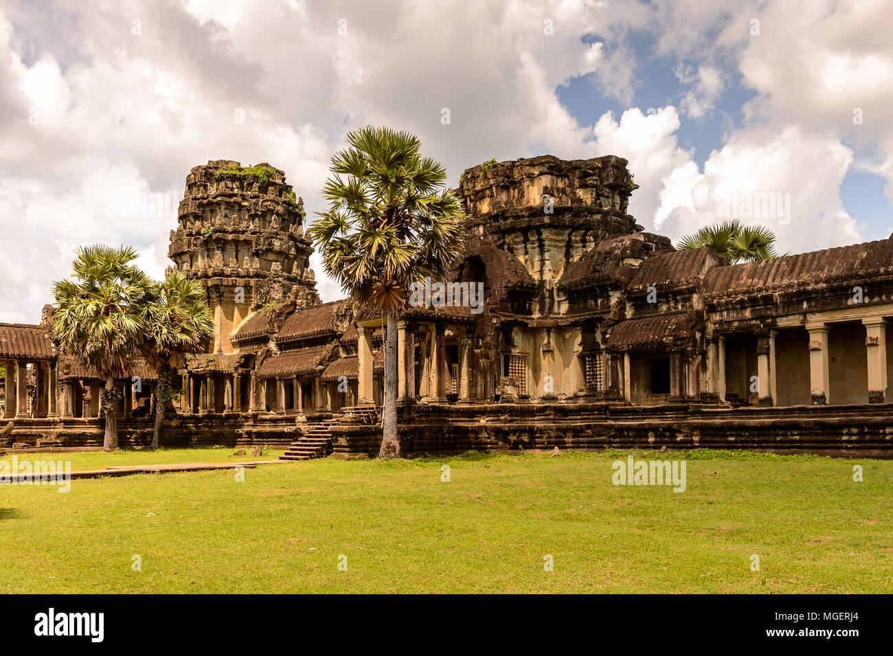 Angkor Wat (Temple City), a Buddhist, temple complex in Cambodia and ...