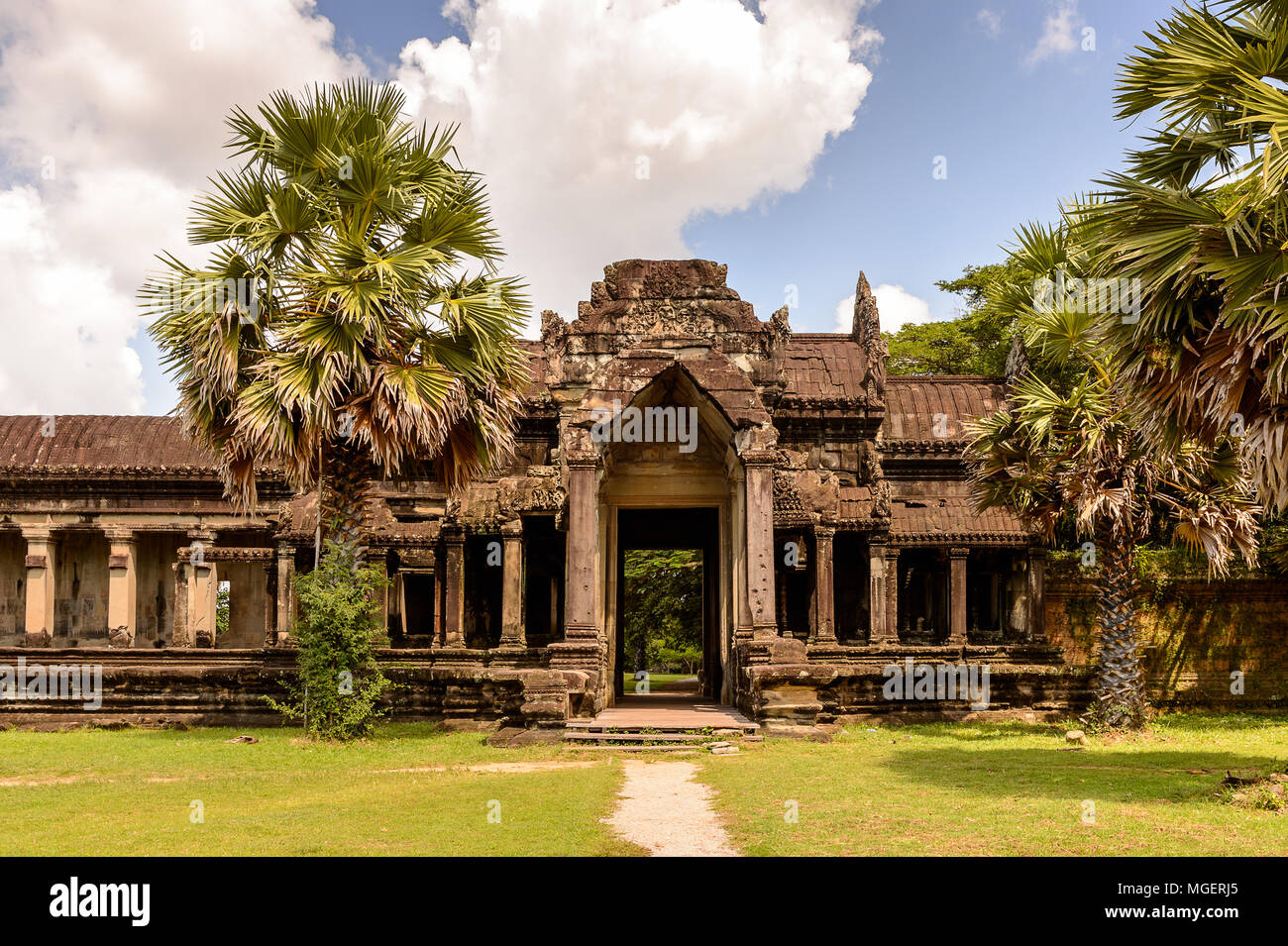 Angkor Wat (Temple City), a Buddhist, temple complex in Cambodia and ...