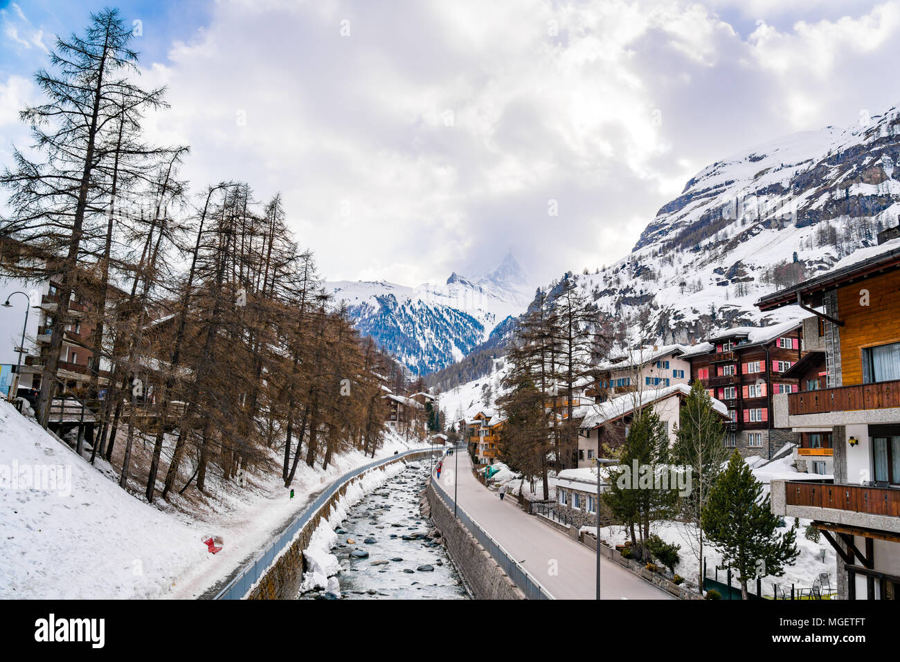 Alpine canal hi-res stock photography and images - Alamy