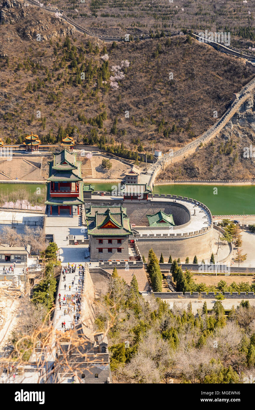 Great Wall of China. One of the Seven Wonders of the world. UNESCO ...
