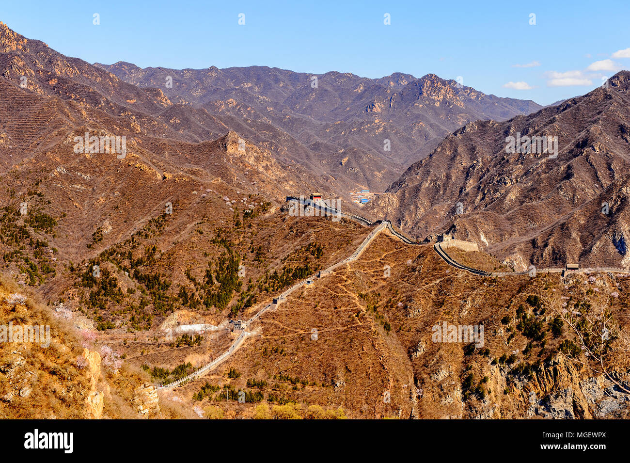 Great Wall of China. One of the Seven Wonders of the world. UNESCO ...
