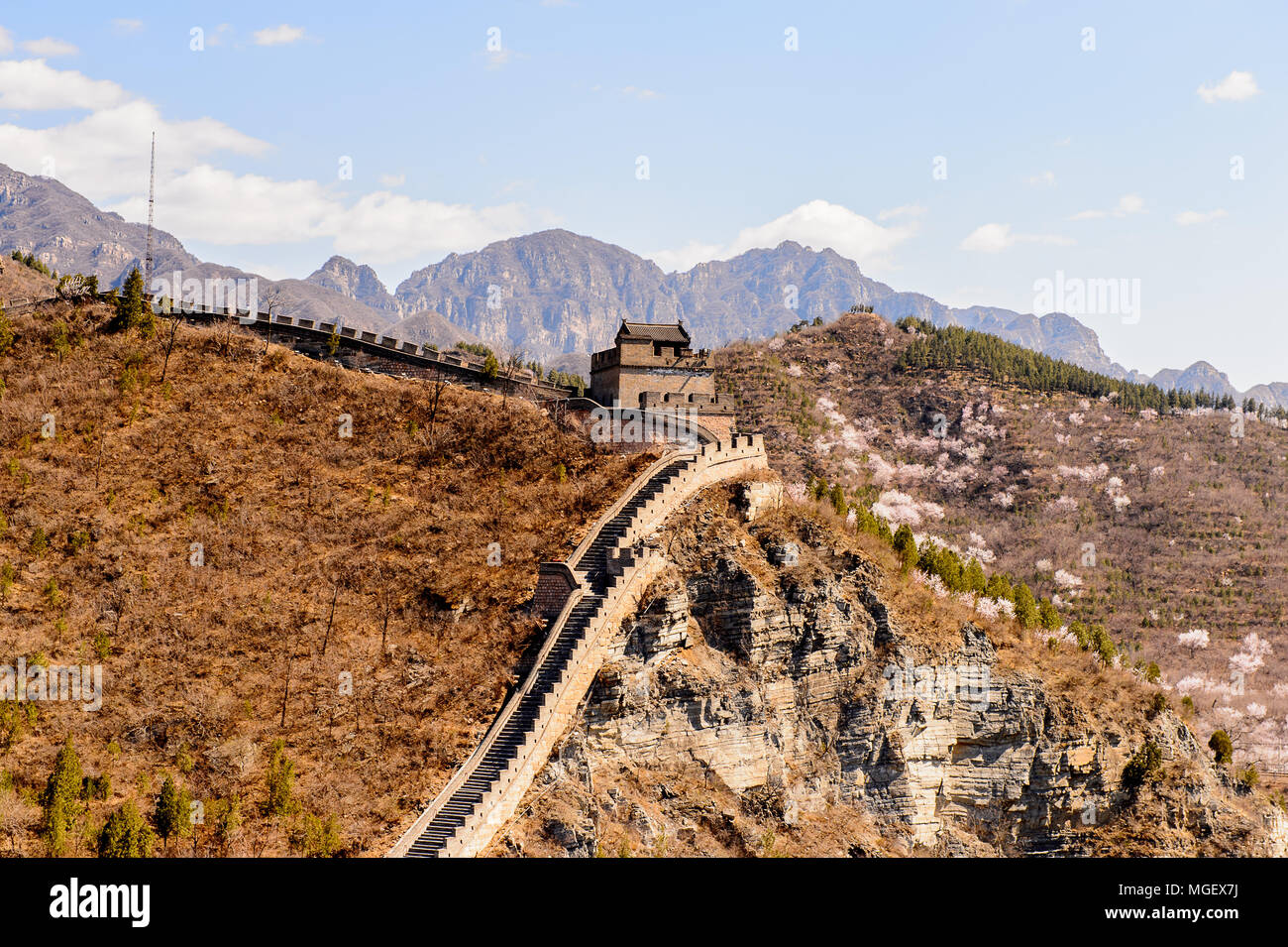 Great Wall of China. One of the Seven Wonders of the world. UNESCO ...