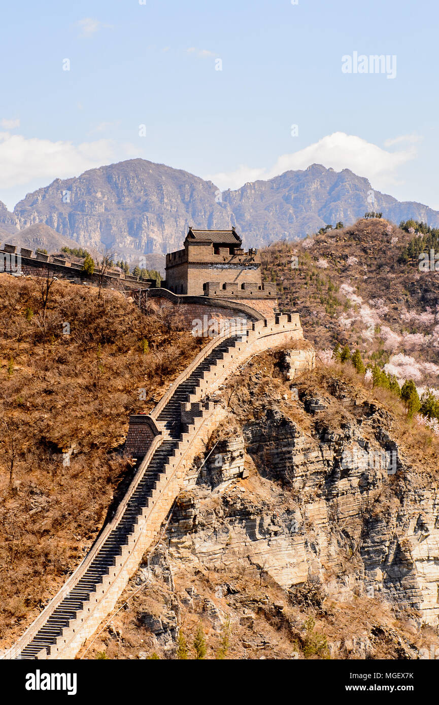 Great Wall of China. One of the Seven Wonders of the world. UNESCO ...