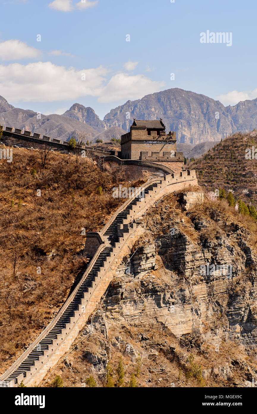 Great Wall of China. One of the Seven Wonders of the world. UNESCO ...