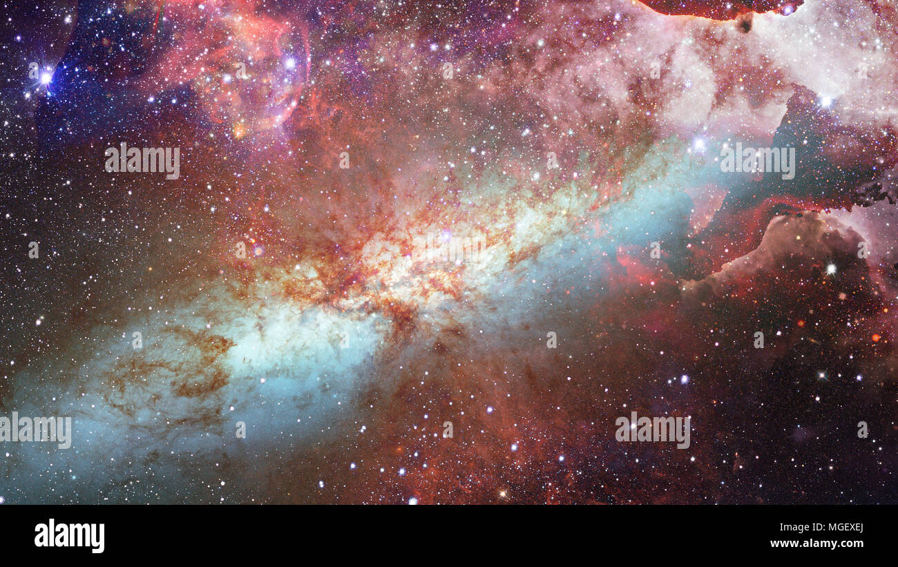 Universe filled with stars, nebula and galaxy. Elements of this image ...