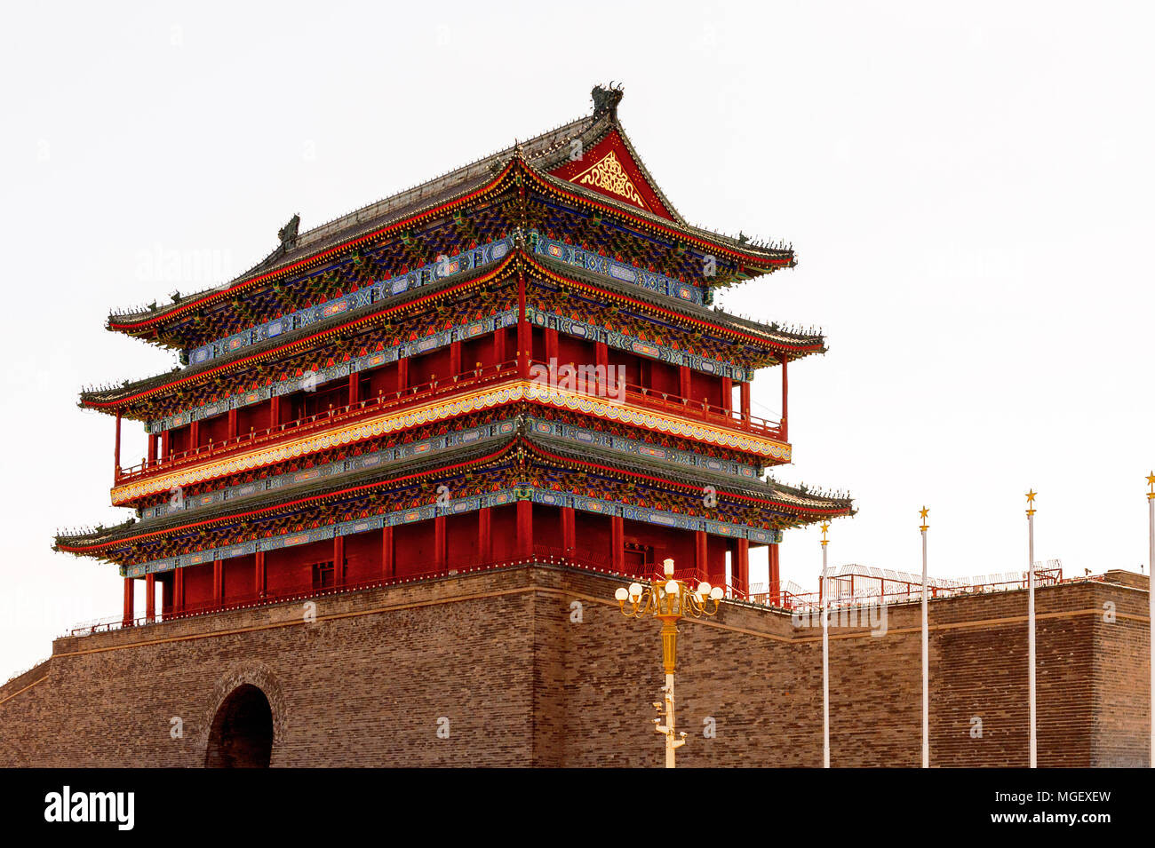 Zhengyangmen gatehouse in tiananmen hi-res stock photography and images ...