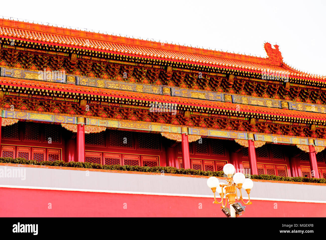 Tiananmen (Beijing gate) at the Tiananmen Square (Gate of Heavenly ...