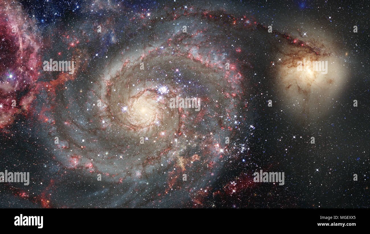 Dark nebula and stars in space. Elements of this image furnished by ...