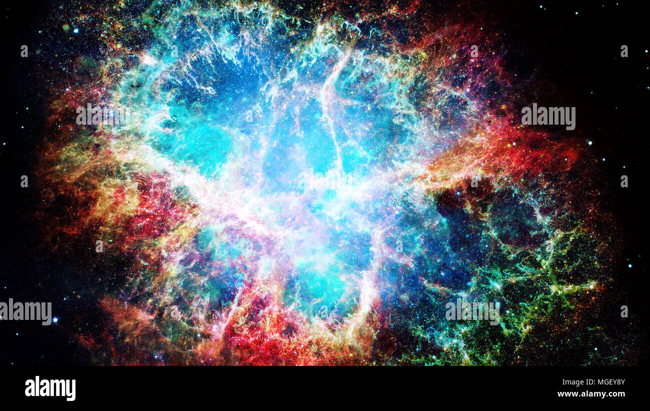 Beautiful nebula and Galaxy. Elements of this Image Furnished by NASA ...