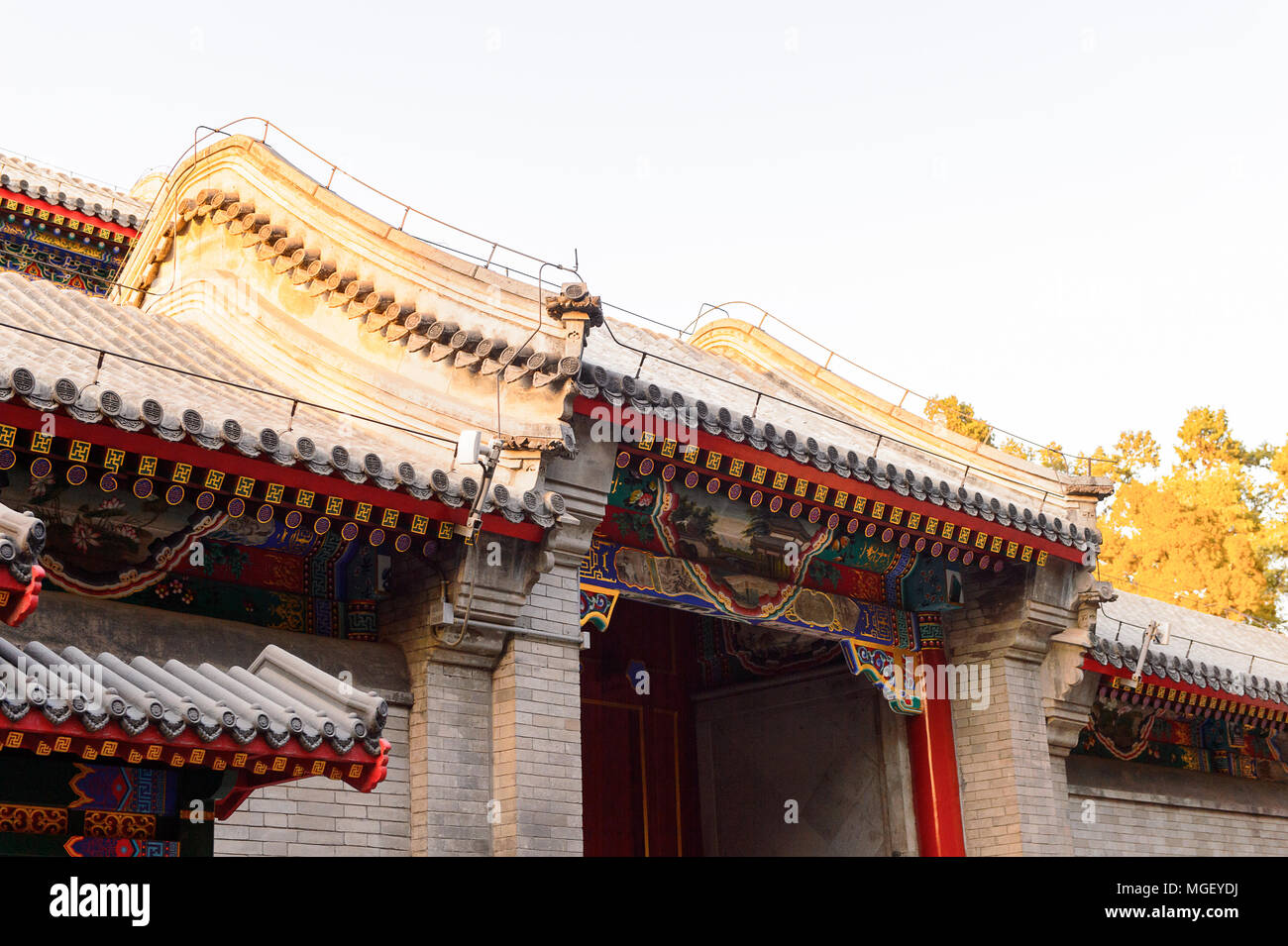 Hall of Benevolence and Longevity at the Summer Palace complex, an ...