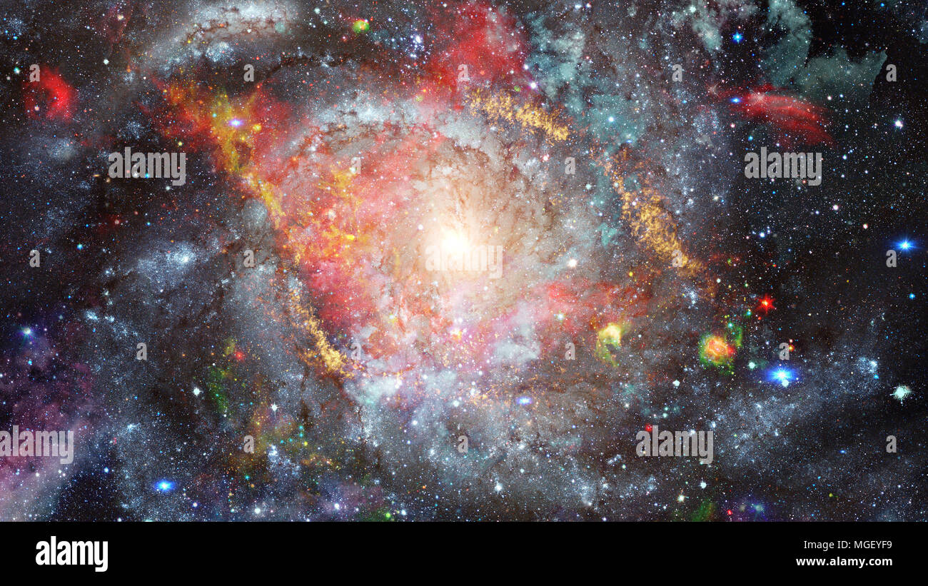Cosmic art, science fiction wallpaper. Beauty of deep space. Elements ...