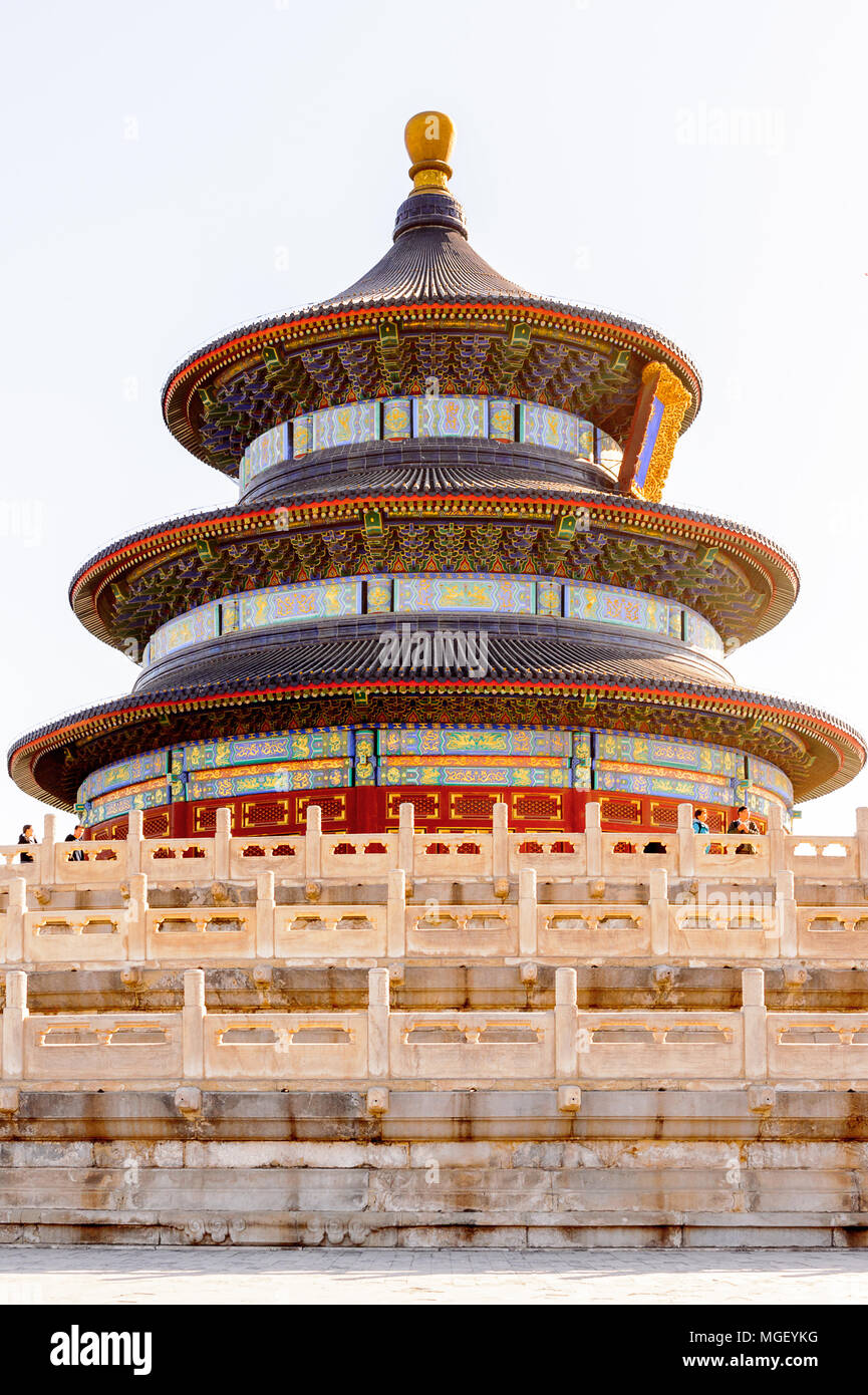 Tiantan Pagoda at the Hall of Prayer for Good Harvests of the Temple of ...