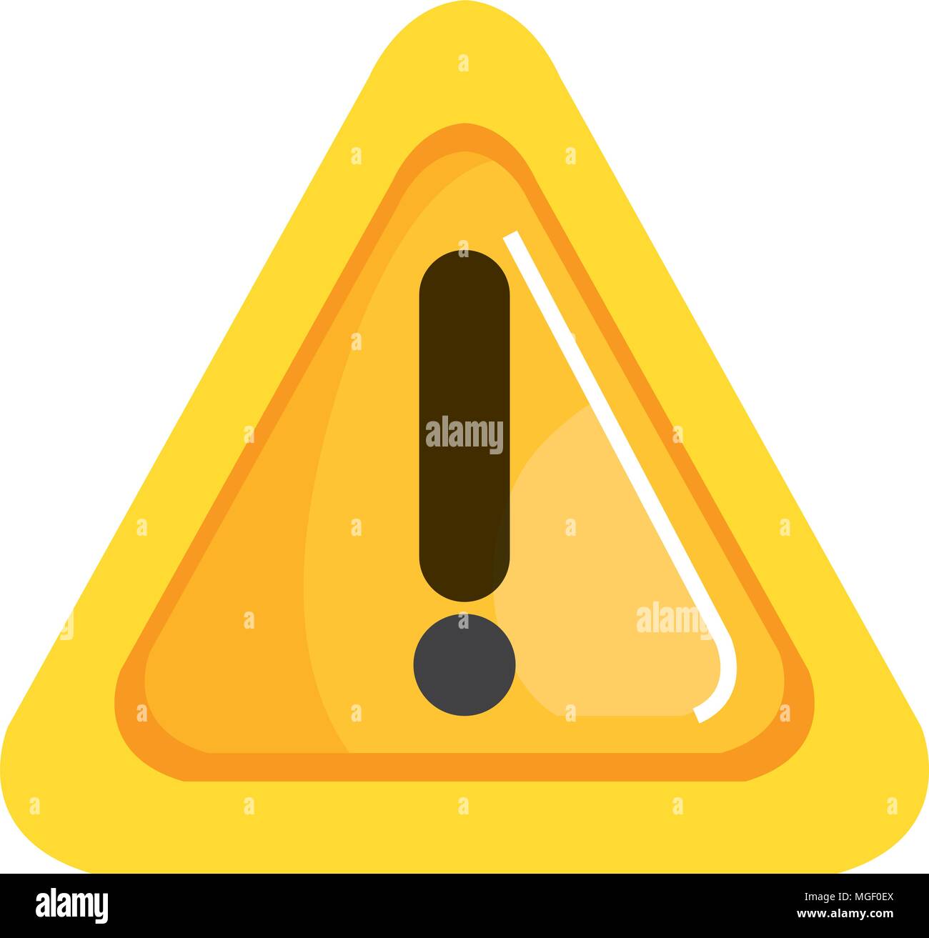 alert sign triangle icon Stock Vector Image & Art - Alamy