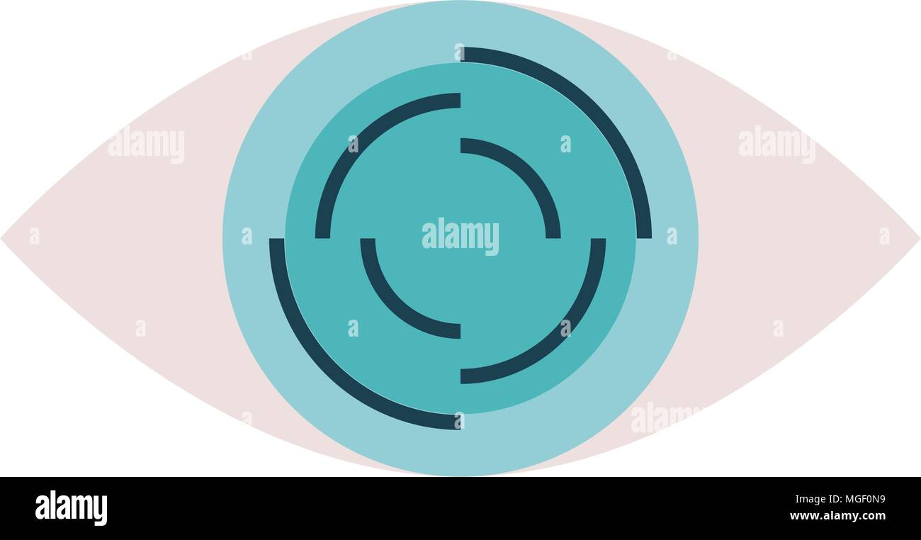human eye isolated icon Stock Vector Image & Art - Alamy