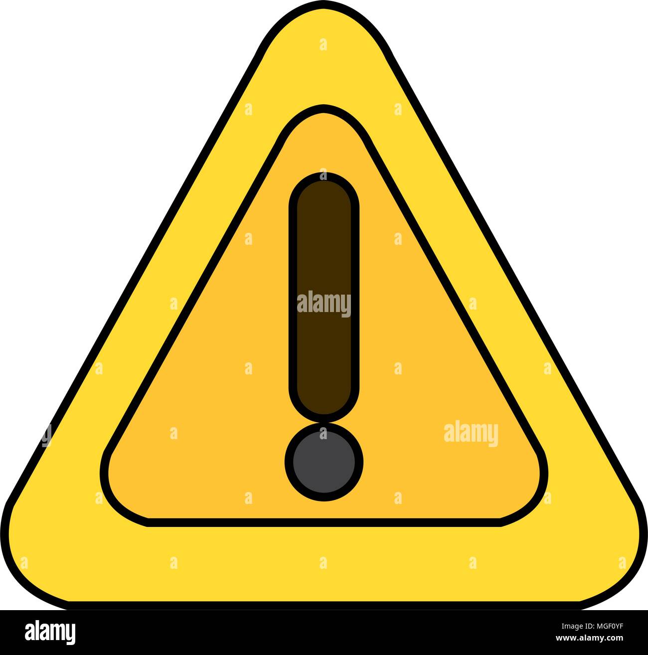 alert sign triangle icon Stock Vector Image & Art - Alamy