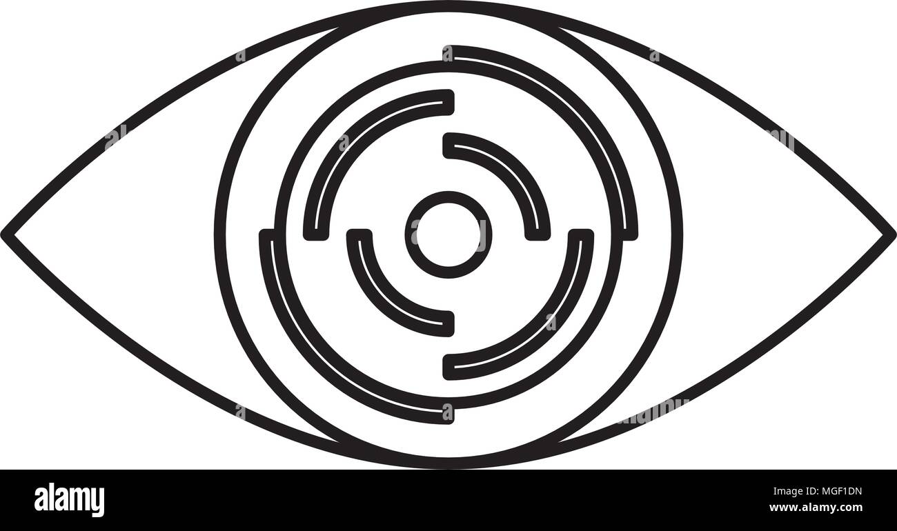 human eye isolated icon Stock Vector Image & Art - Alamy