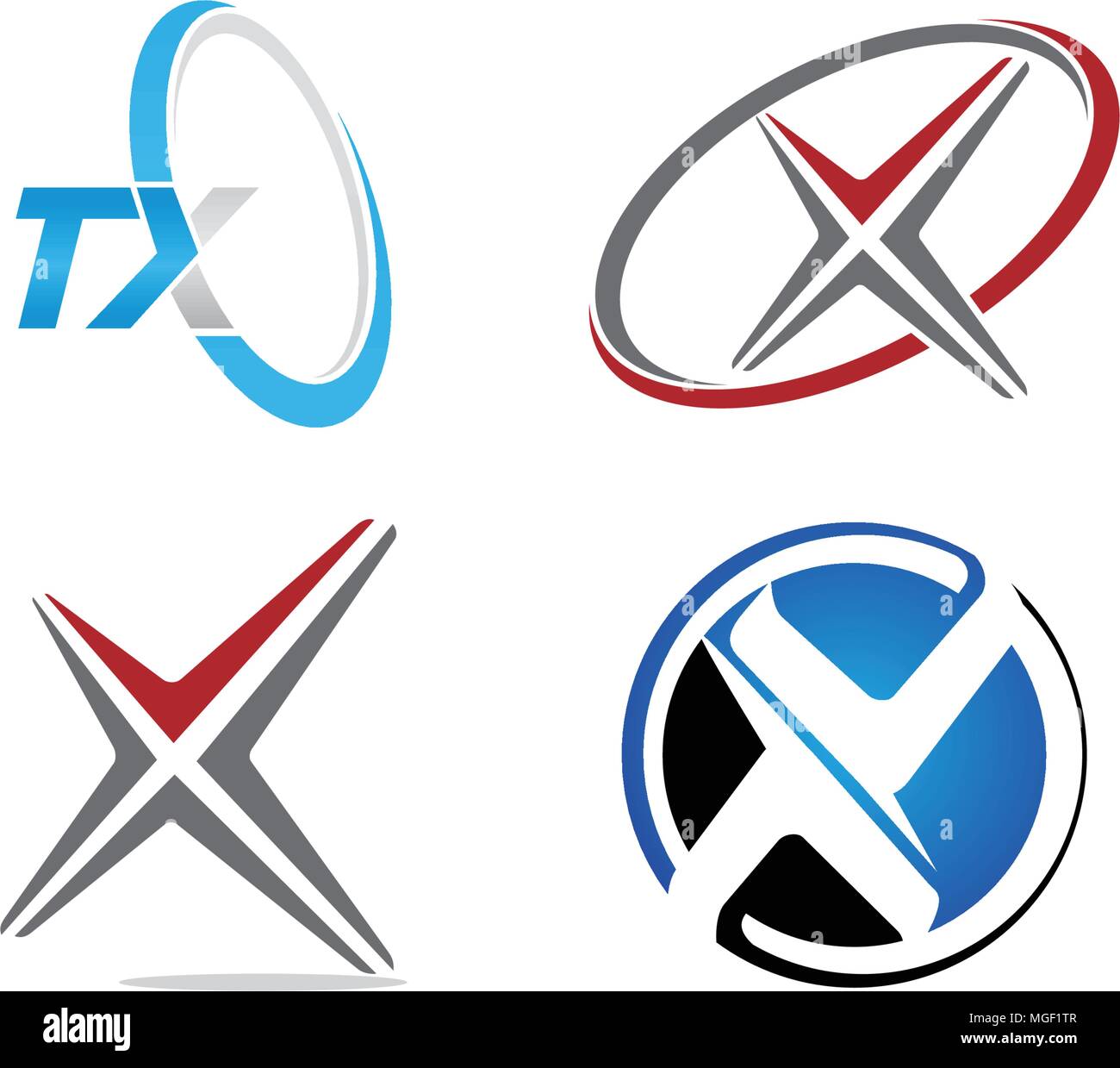 Logotype Modern Template Set Stock Vector Image & Art - Alamy