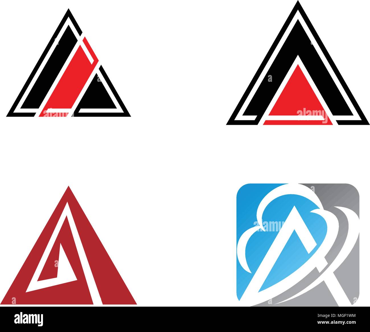 Logotype Modern Template Set Stock Vector Image & Art - Alamy