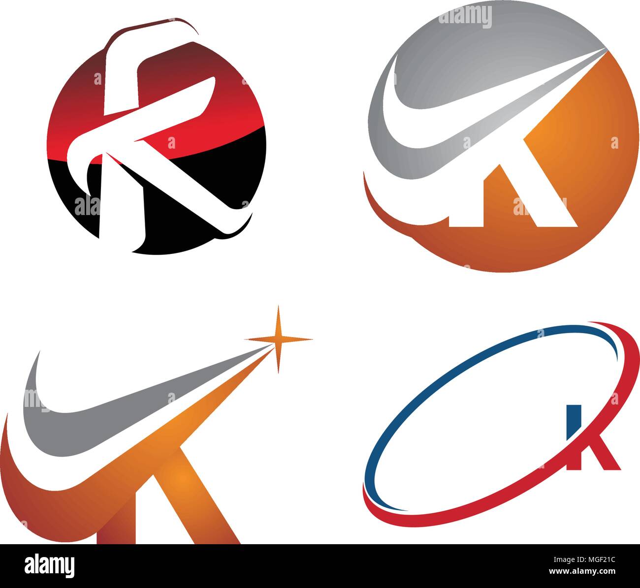 Logotype Modern Template Set Stock Vector Image & Art - Alamy