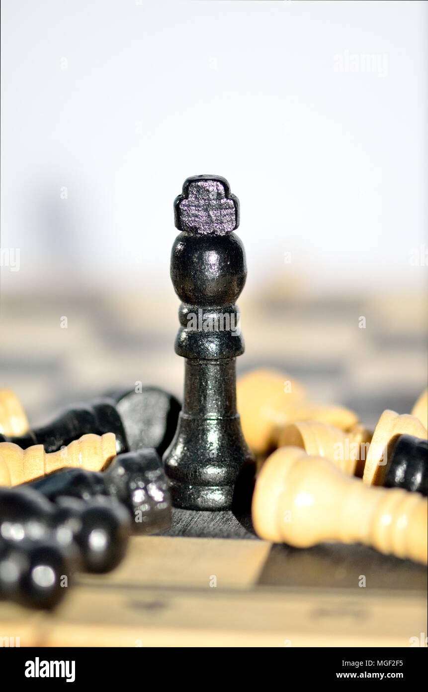 Chess figure background Stock Photo - Alamy