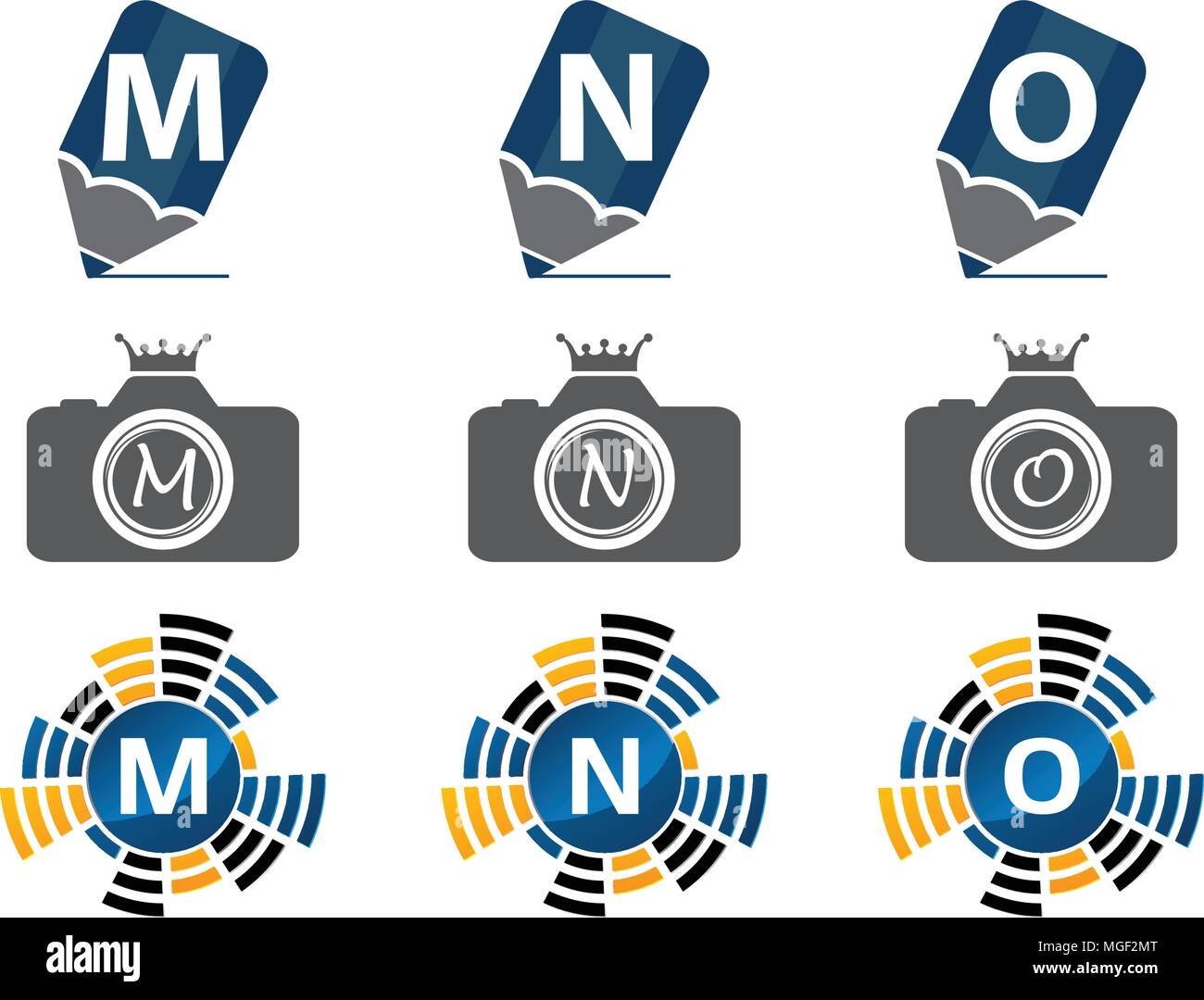 Logotype Template Design Set Stock Vector Image & Art - Alamy