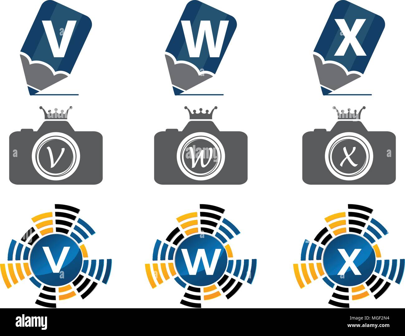 Logotype Template Design Set Stock Vector Image & Art - Alamy