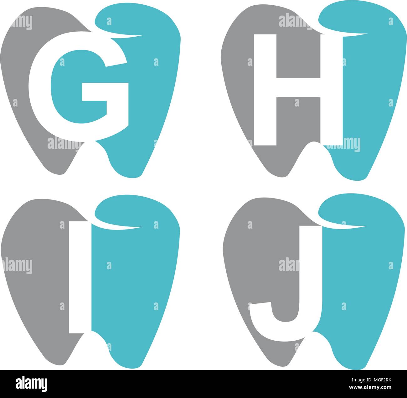 Healthy Dental Care Template Set Stock Vector Image & Art - Alamy