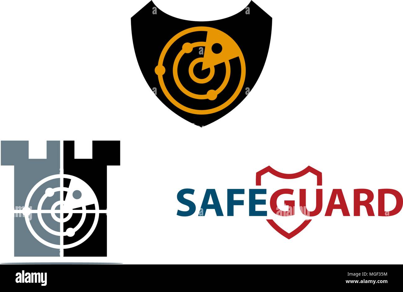 Tracking system alert Stock Vector Images - Alamy