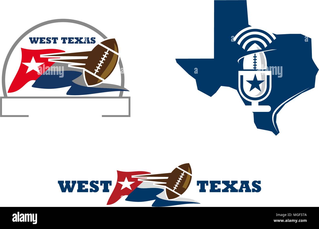 Texas Football Template Stock Vector Image & Art - Alamy