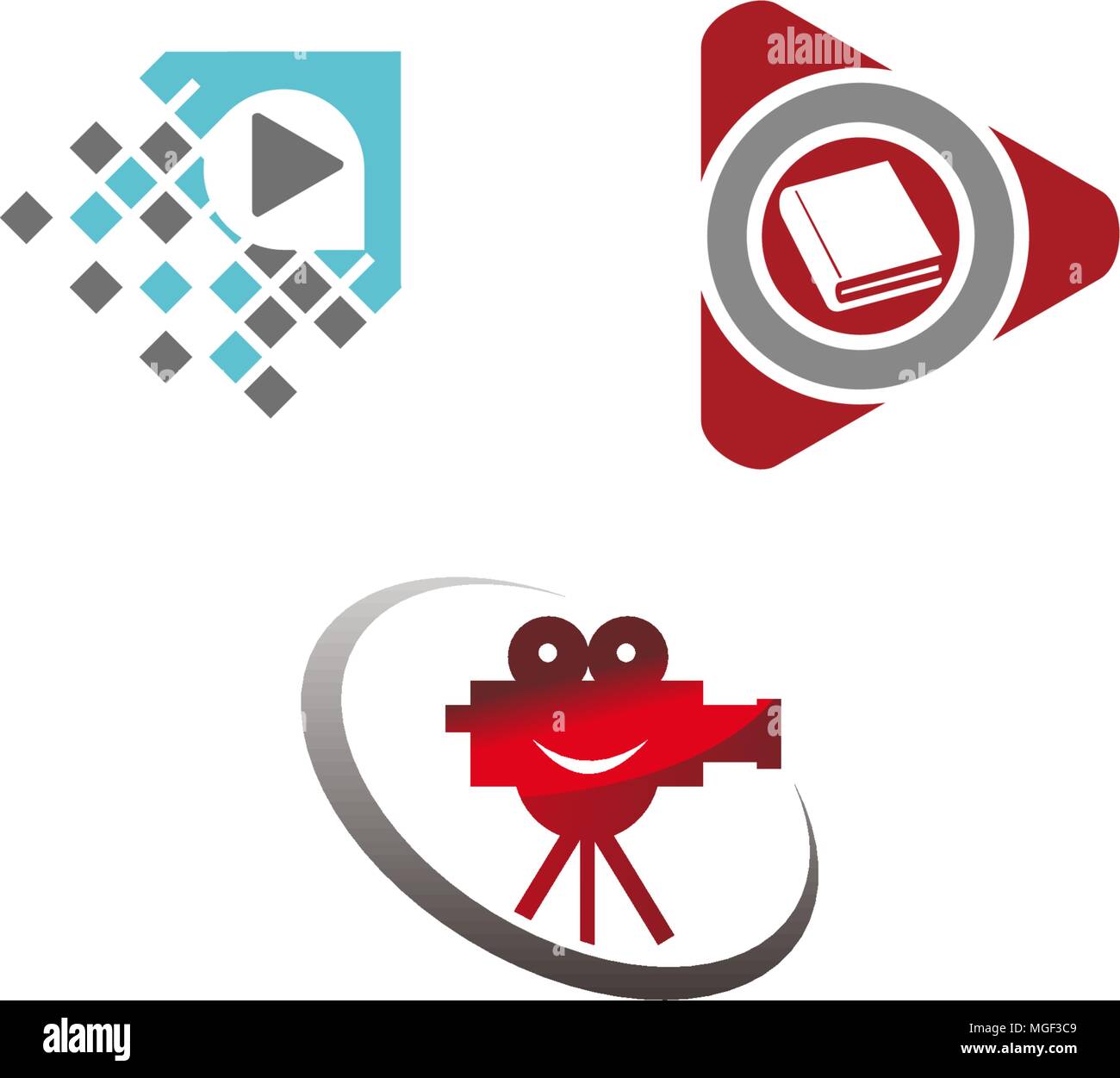 Sound Video Service Production Set Stock Vector Image & Art - Alamy