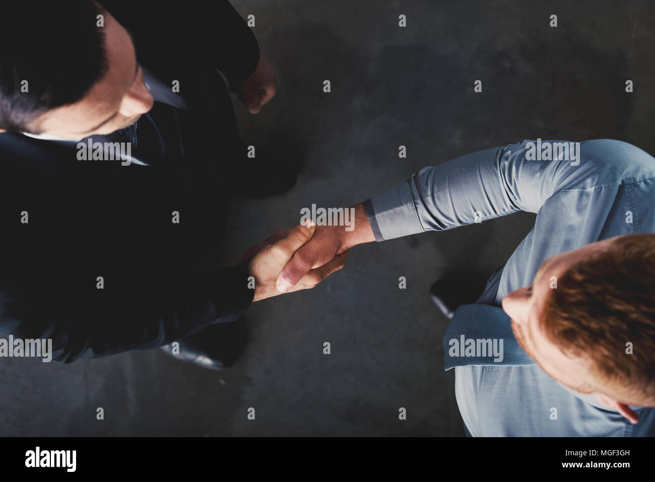 Business people in office shake hi-res stock photography and images - Alamy