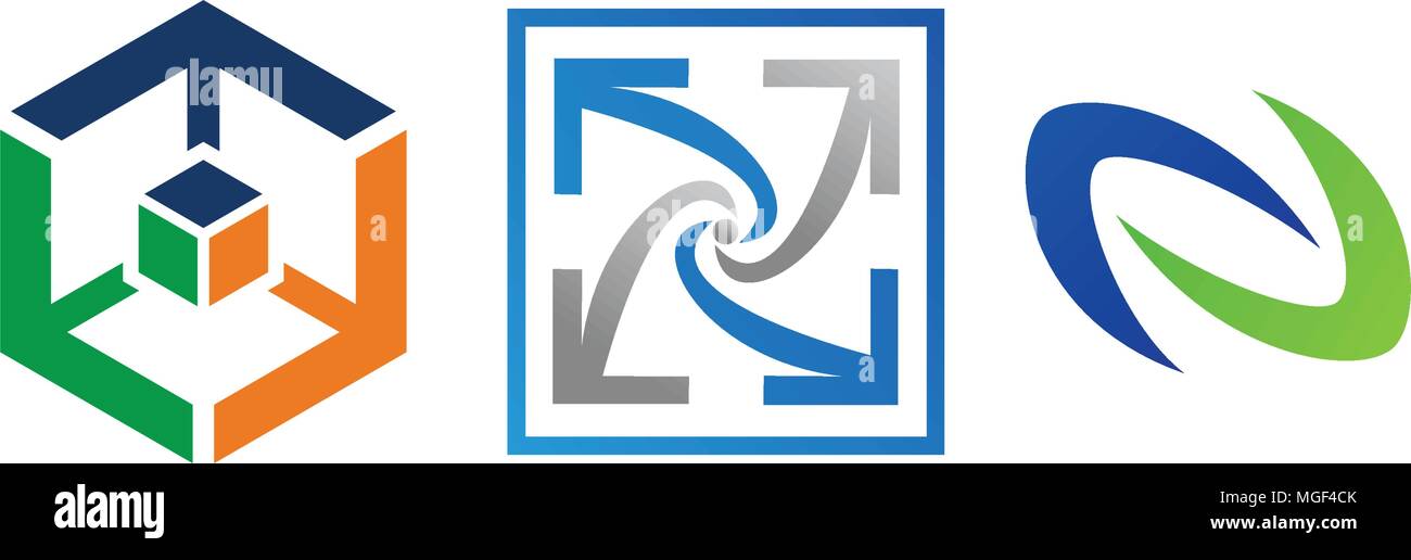 Arrow Marketing Distribution Set Stock Vector Image & Art - Alamy