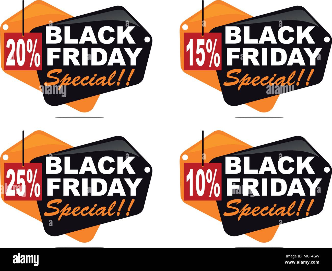 Black friday 10 percent Stock Vector Images - Alamy