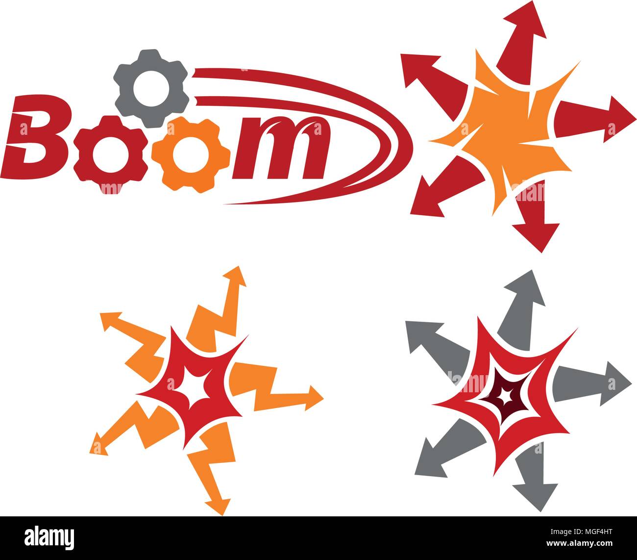 Boom Quick Marketing Set Stock Vector Image & Art - Alamy