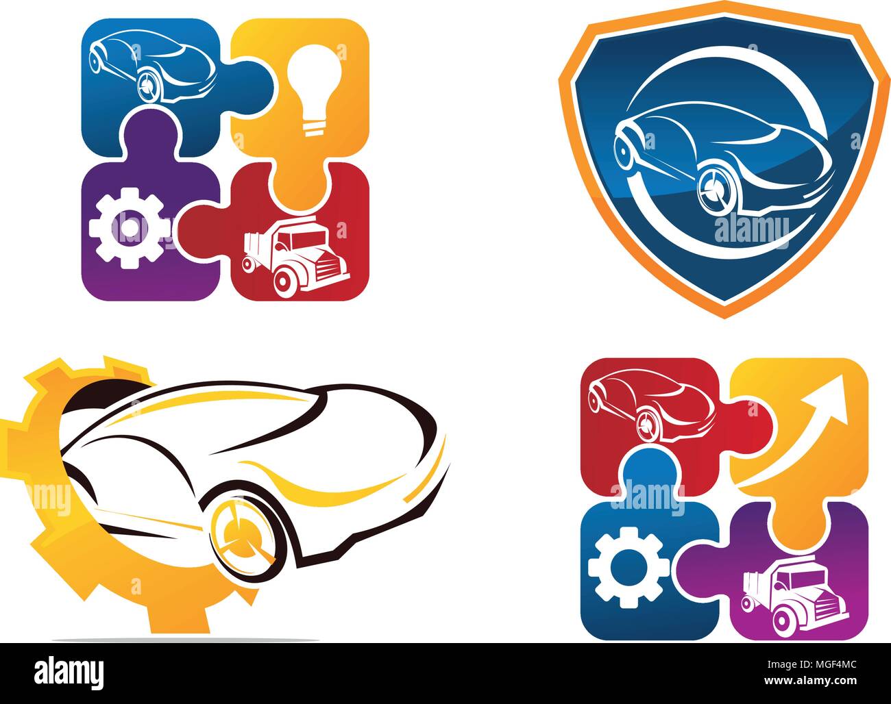 Motor repair center Cut Out Stock Images & Pictures - Alamy