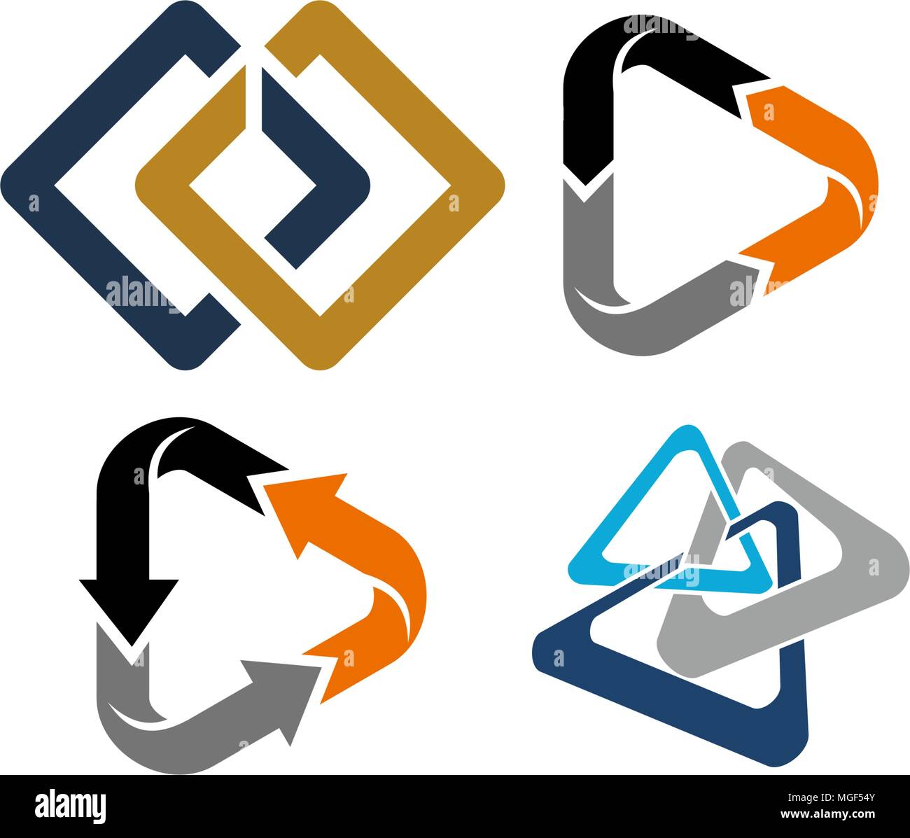 Chain Connections template Set Stock Vector Image & Art - Alamy