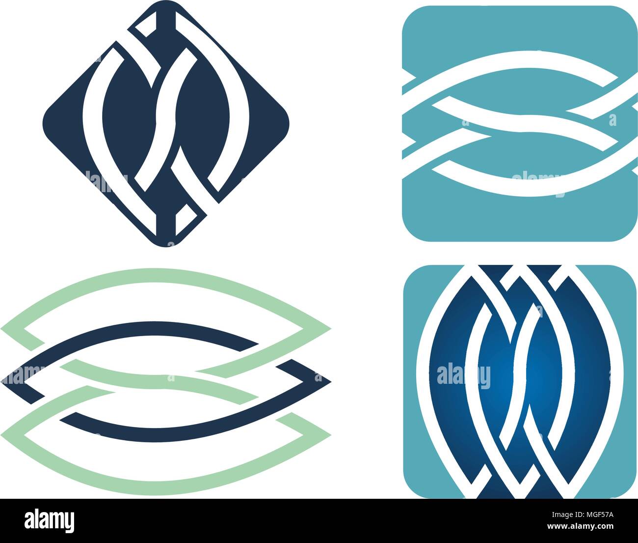 Chain Connections template Set Stock Vector Image & Art - Alamy