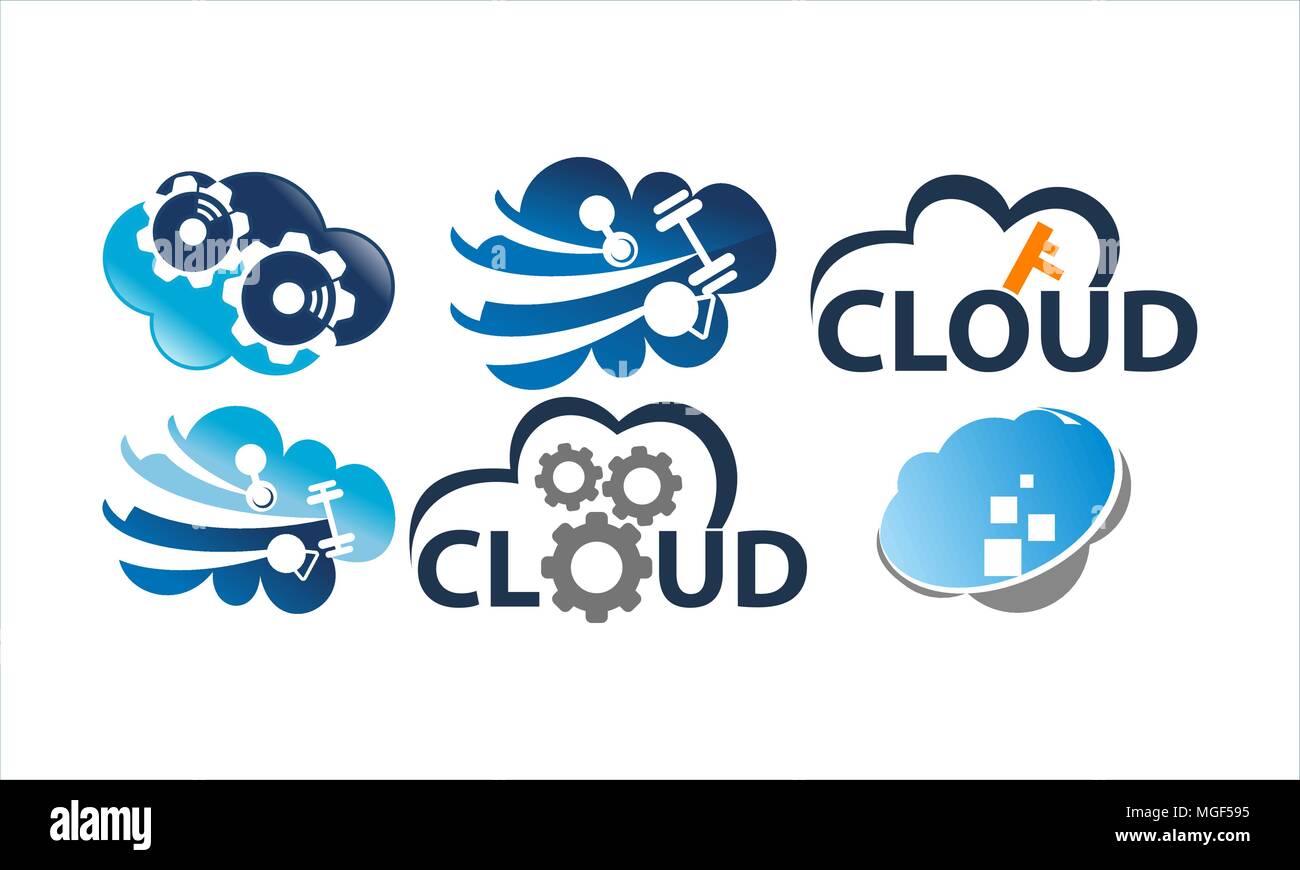 Global gear solution icon Cut Out Stock Images & Pictures - Alamy