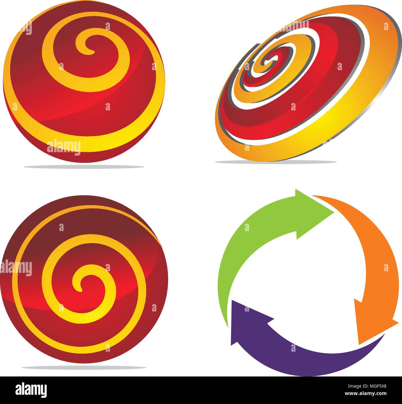 Infinity Motion Solution Set Stock Vector Image & Art - Alamy