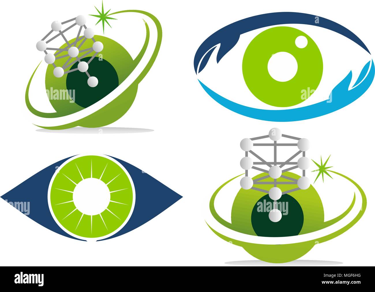Eye Care Template Set Stock Vector Image & Art - Alamy