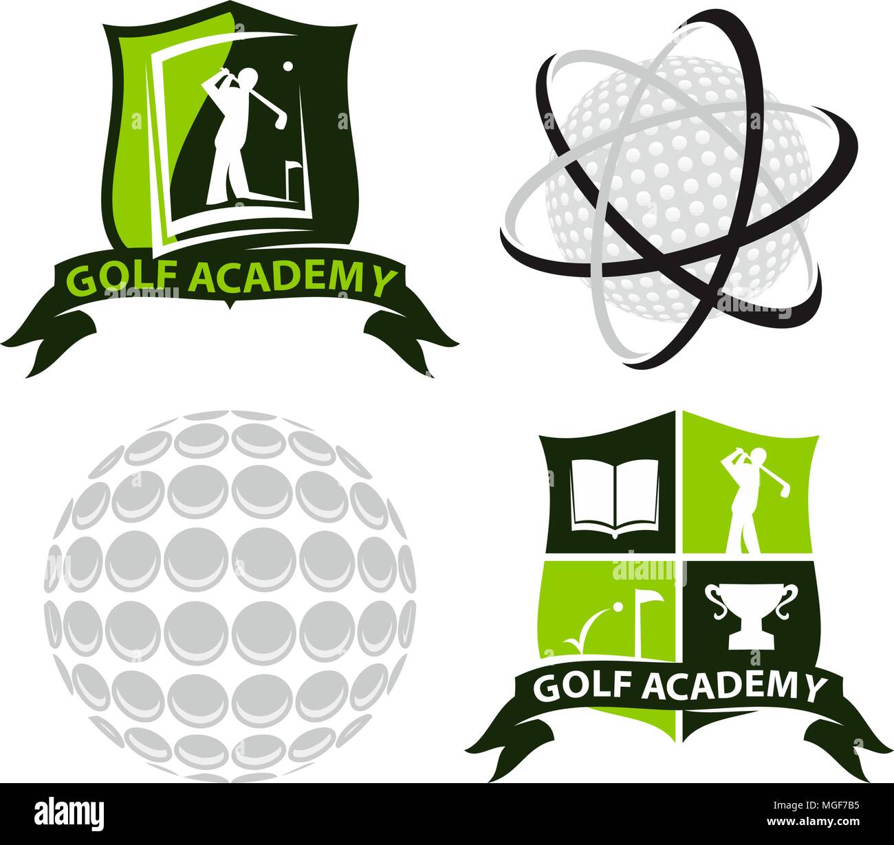 Best Course Golf Template Set Stock Vector Image & Art - Alamy
