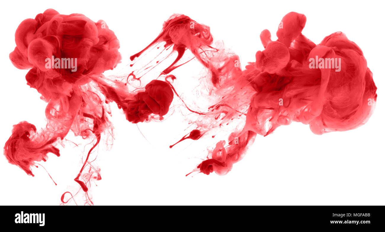 Acrylic colors and ink in water. Abstract background Stock Photo - Alamy