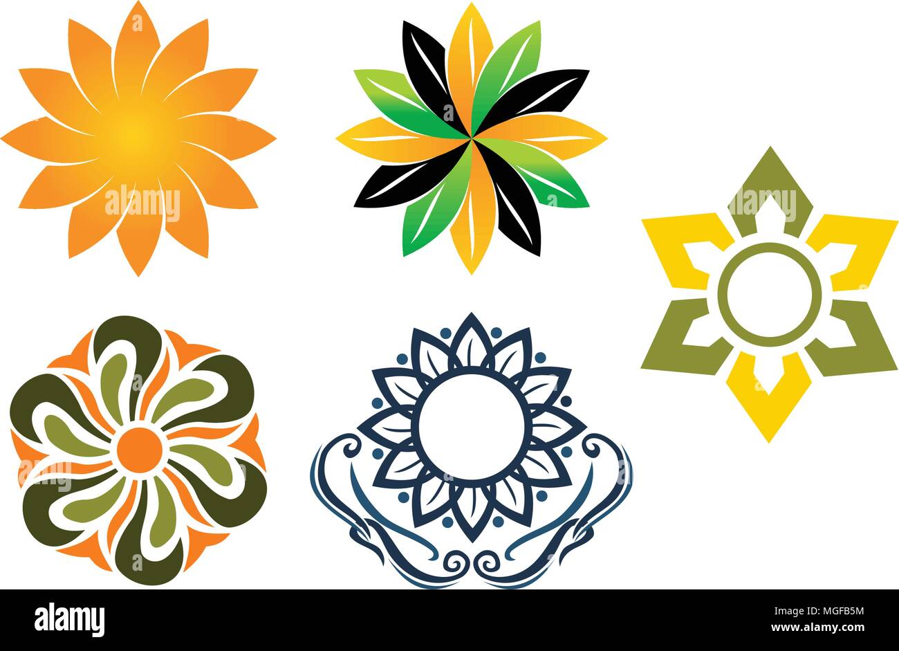 Financial management set Stock Vector Images - Alamy