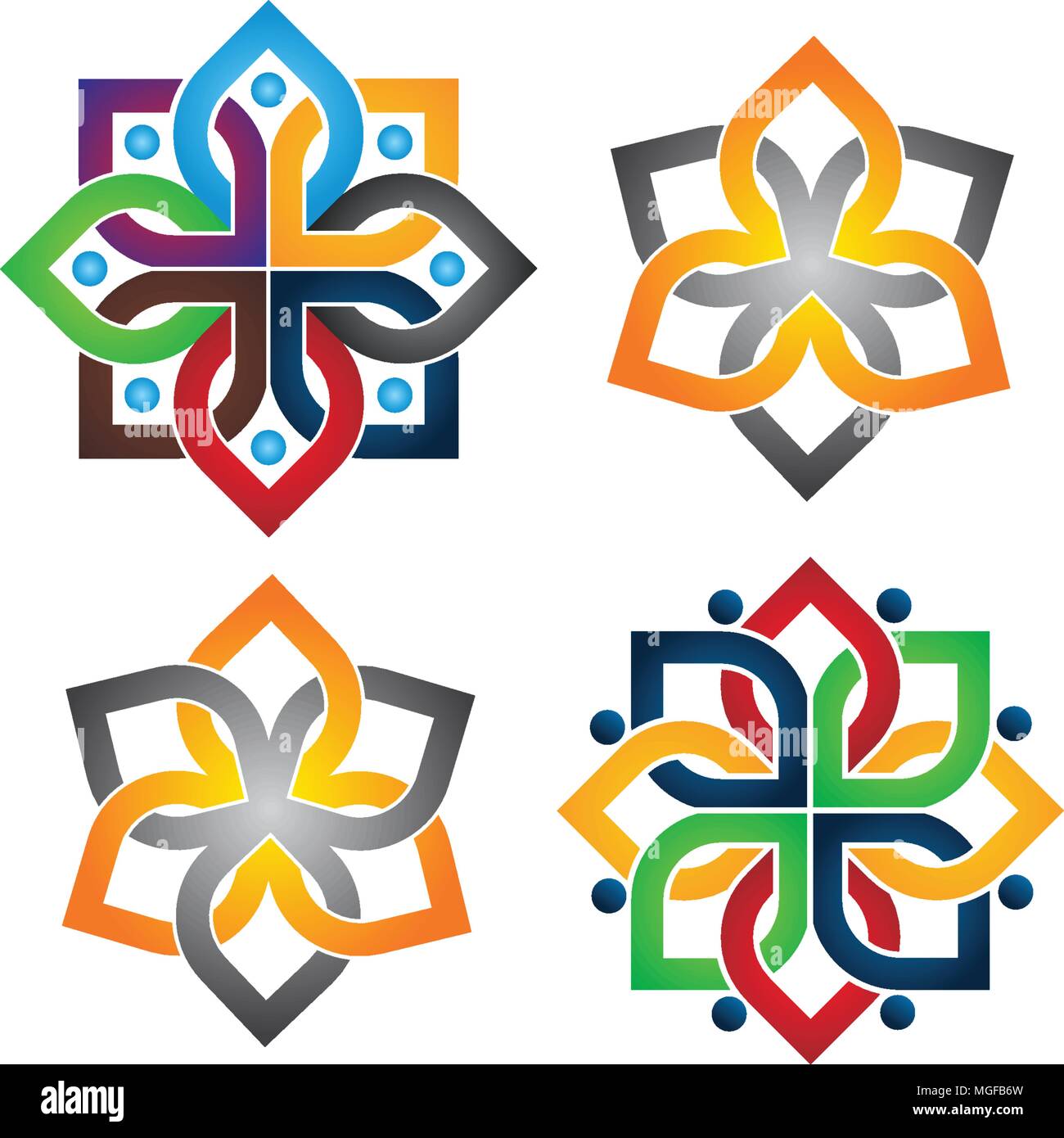 Sunbeam flower Cut Out Stock Images & Pictures - Alamy